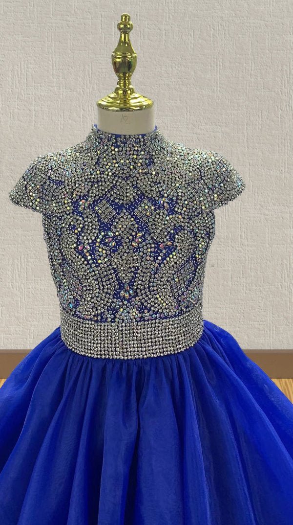 Cap Sleeve Gorgeous Princess Preteen Evening Gowns – CupcakePageantDress