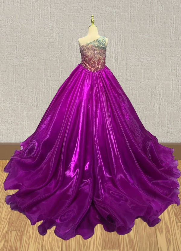 Stunning Purple Pageant Dress For Teenage Girl - Jennifer Wu ...