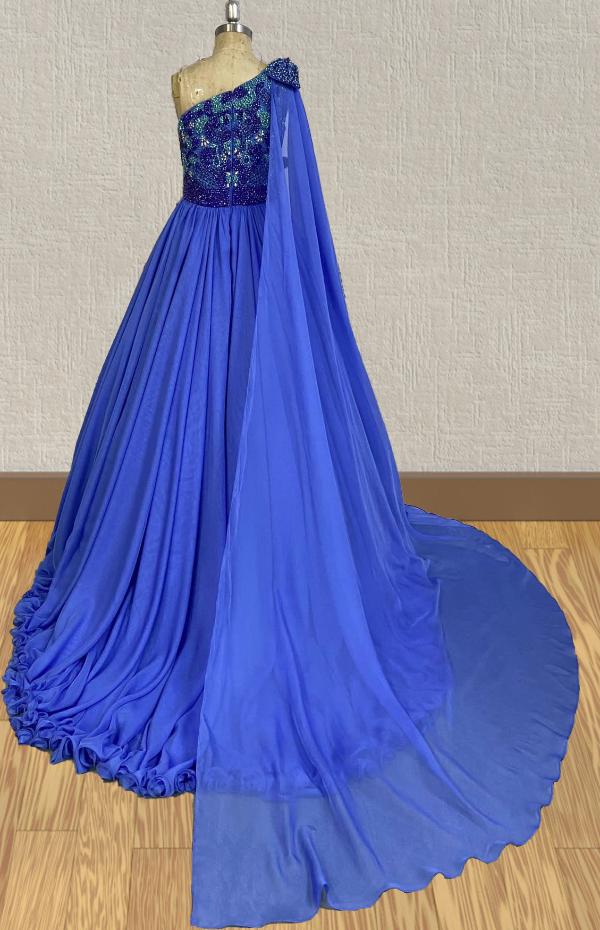 Custom Stunning Royal Pageant Dress for Young Girl - Miss Teen Pageant ...
