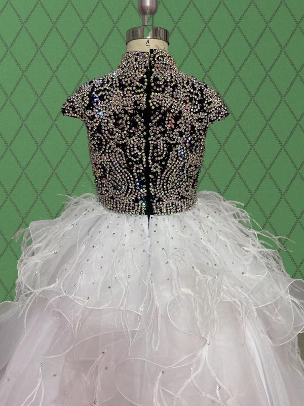 Miss Universe Cap Sleeve Stunning Evening Gown - Luxury Pageant Dress ...