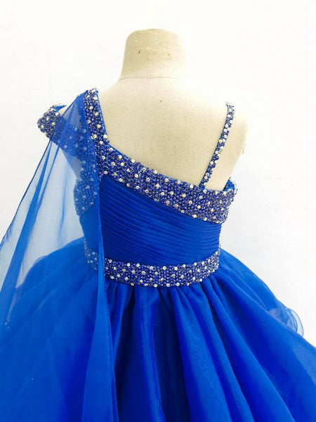 Custom Stunning Little Princess Royal Evening Gown – CupcakePageantDress