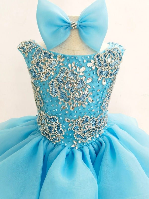 Cusotm Made Little Girl/Baby Girl/Baby Miss Short Pageant Dress ...