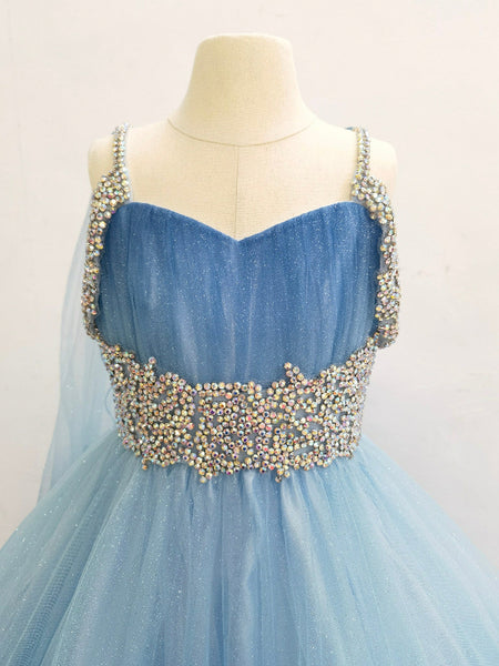 Sparkly Gradient Color Kids Prom Pageant Couture - Best Value ...
