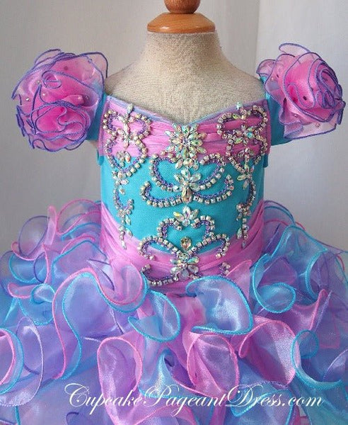 Infant/toddler/baby/children/kids Girl's glitz Cupcake Pageant Dress ...