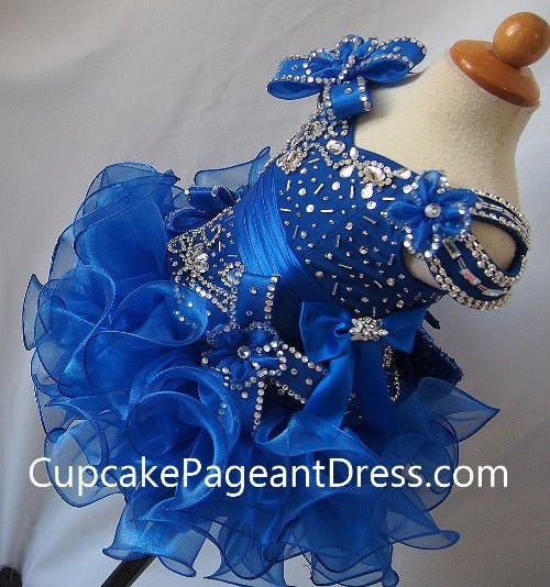 Glitz Crystal Bodice Little Girl Cupcake Pageant Dress ...